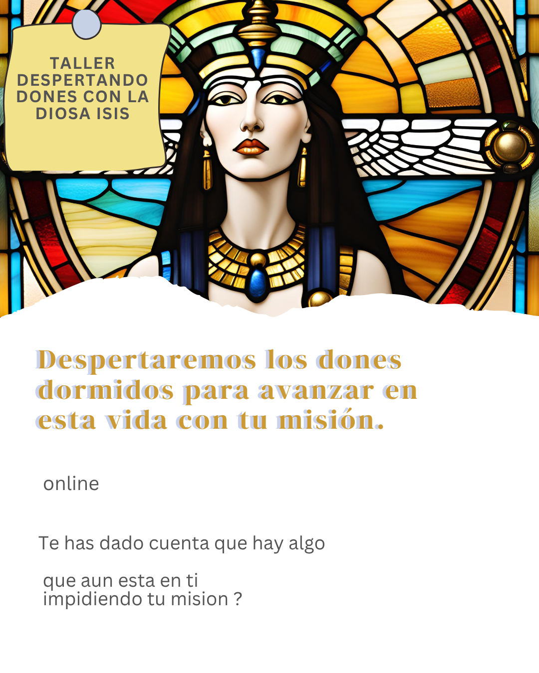 Taller de la Diosa Isis - Tienda en Linea EEDM